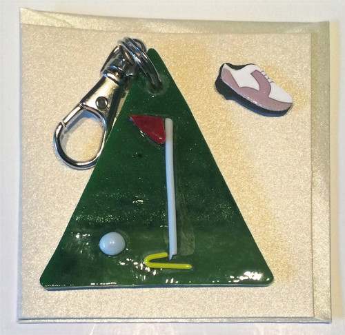 Golf Keyring Card | Allthingsglass