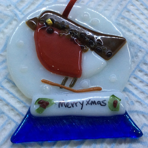 Snowglobe Robin Hanger | Allthingsglass