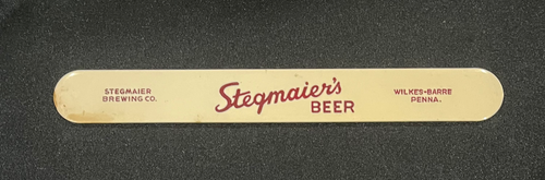 Stegmaier's Beer Foam Scraper - Wilkes-Barre, PA | VBC