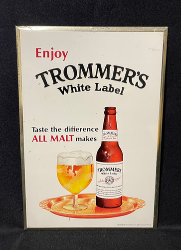 Trommer's White Label TOC Beer Sign - Brooklyn, NY | VBC