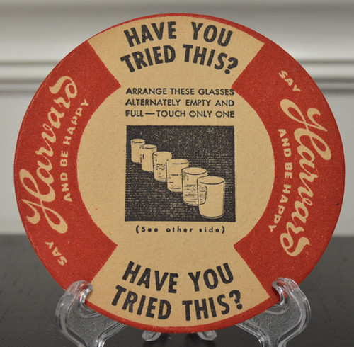 Harvard Beer Coaster - Lowell, MA | VBC