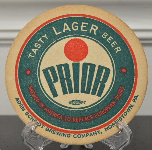Prior Beer Coaster - Norristown, PA | VBC