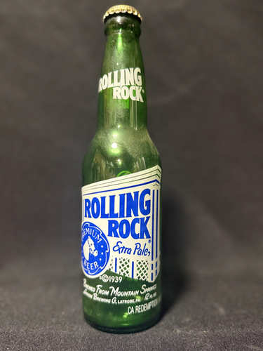 Rolling Rock Painted Label Beer Bottle - Latrobe, PA | VBC