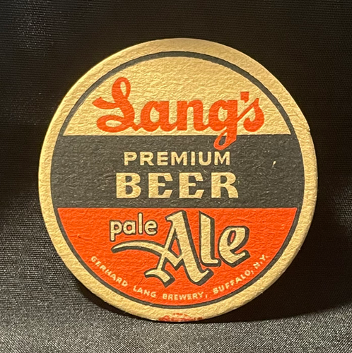 Lang's Beer Coaster - Buffalo, NY | VBC