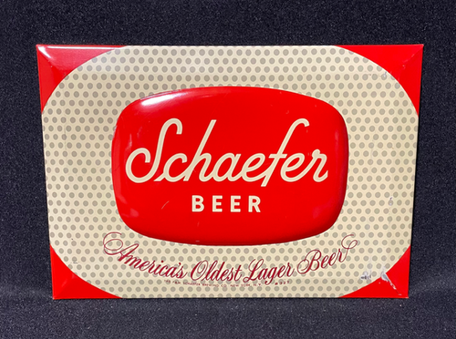 Schaefer Beer Embossed TOC - New York, NY | VBC