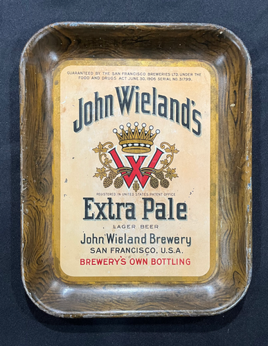 John Weiland Extra Pale Beer Tray - San Francisco, CA | VBC