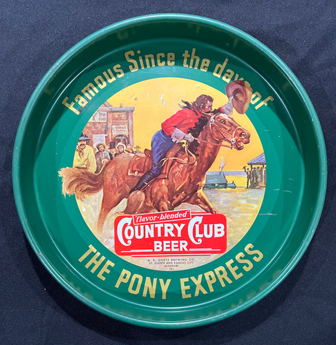 Country Club Beer Pony Express Tray - St. Joseph, MO | VBC
