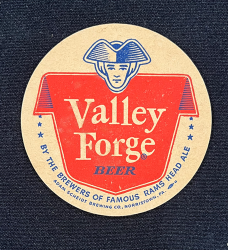 Valley Forge Beer Coaster - Norristown, PA | VBC