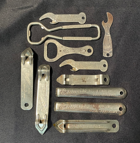 Set of 11 Various Edelweiss Openers - Chicago, IL | VBC