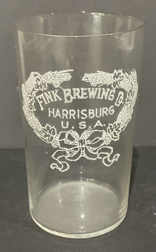 Fink Brewing Co. Etched Glass - Harrisburg, PA | VBC