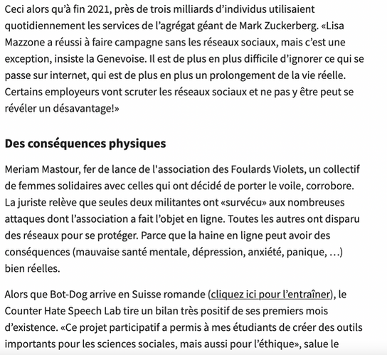 Haine en ligne - Hate speech