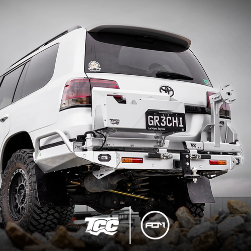The Cruiser Company Rear Bar - Toyota LC200 Series | AOM Offroad - 4x4 ...