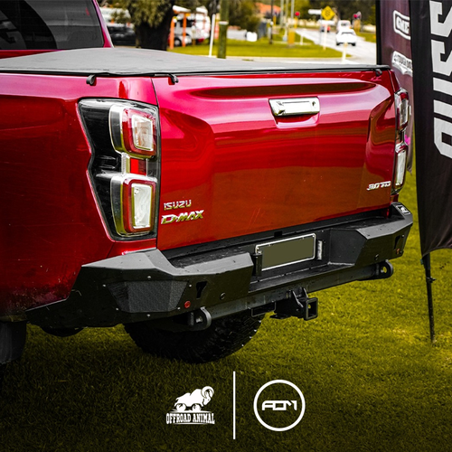 Offroad Animal Rear Bumper & Tow Bar - Isuzu D-Max (2021 - 2023) | AOM ...