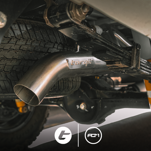 Torqit 3" DPF Back Exhaust -Isuzu 3.0L D-MAX | AOM Offroad - 4x4 ...