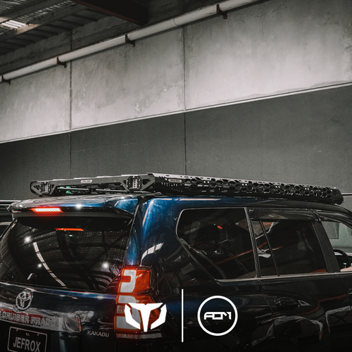 TrailMax Alloy Roof Rack Platform - Toyota Prado (2018+) | AOM Offroad ...