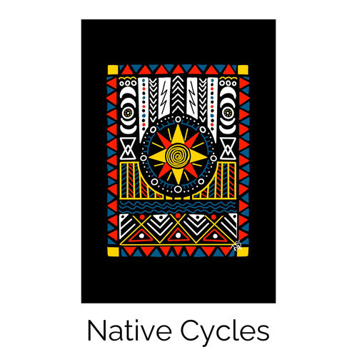 Native Cycles A3 Print | Donna Storey