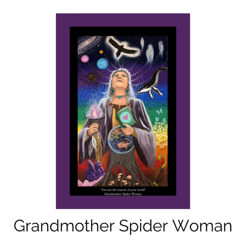 Grandmother Spider Woman A3 Print | Donna Storey