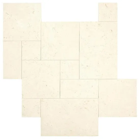 White Seashell Limestone Pavers | Mega Stone