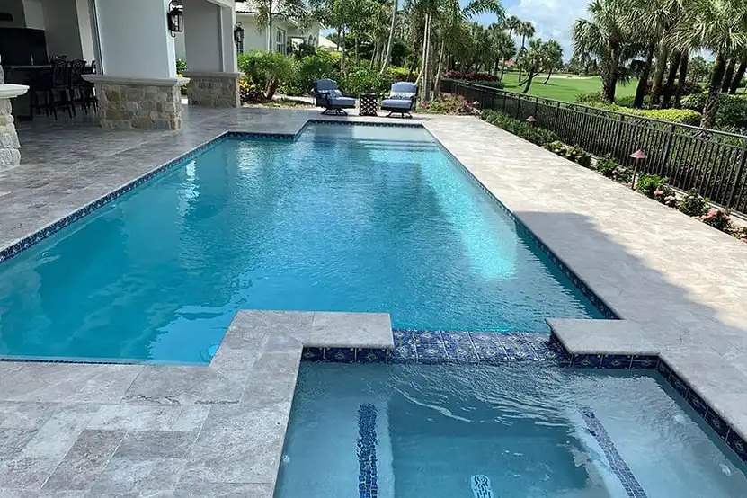 Tundra Gray Sandblasted Marble Pavers | Mega Stone