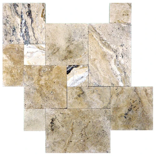 Philadelphia Tumbled Travertine Pavers | Mega Stone