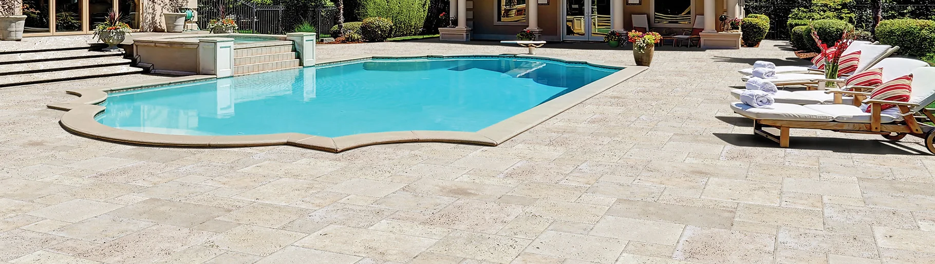 Premium Select Outdoor Travertine Pavers | Mega Stone Pavers