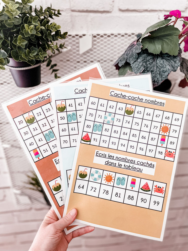 Cache-cache nombres été