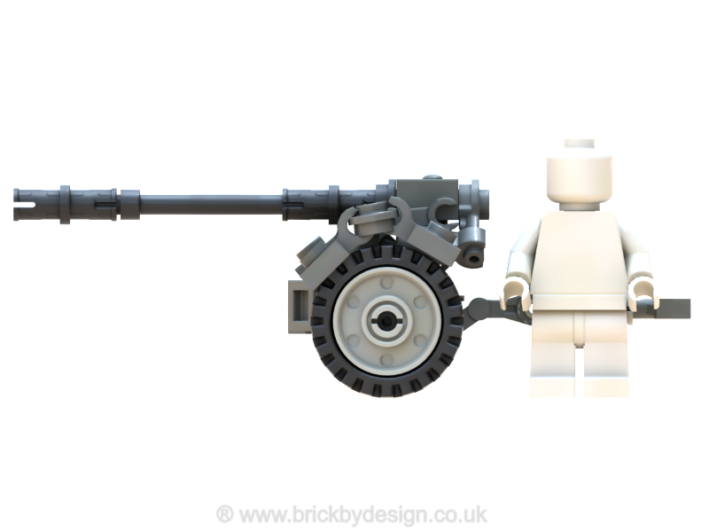 Authentic LEGO® WW2 2cm Flak 30 - Anti-Tank Gun Model for Realistic ...