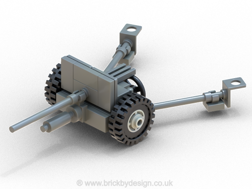M3A1 Anti-Tank Gun | 1:45 Scale | LEGO Military Vehicles & Tanks |Brick ...