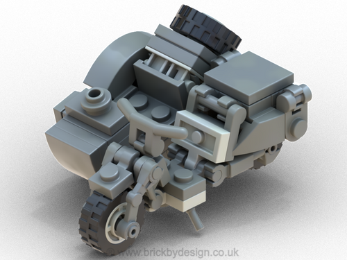 BMW R75 | Motorcycle | 1:45 Scale | LEGO Military Vehicles & Tanks ...