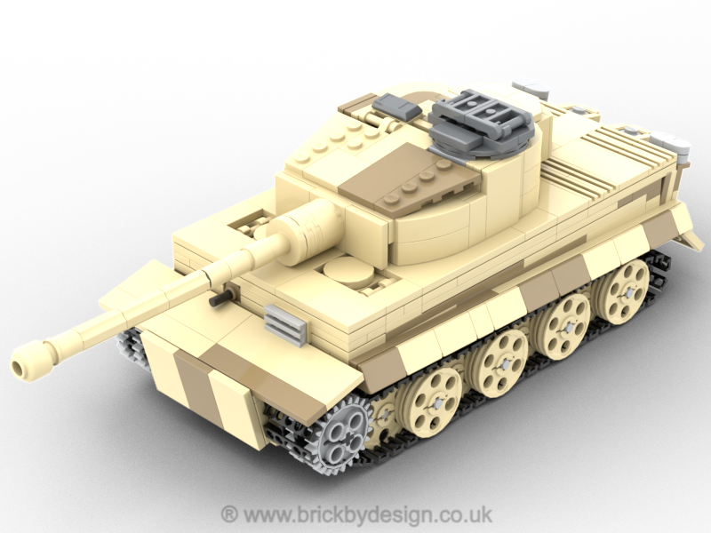 Tiger I Ausf. E | DAK | 1:38 Scale | LEGO Military Vehicles & Tanks ...