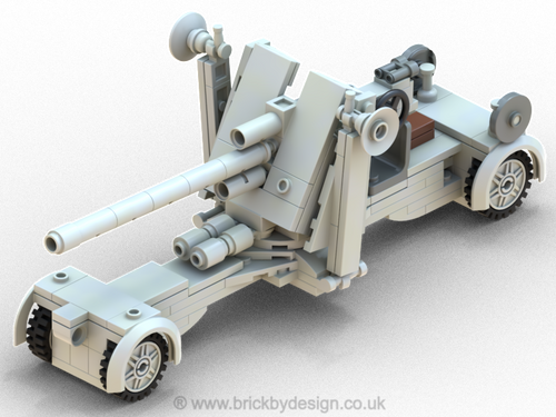 Flak 18 | LEGO WW2 Builds & Models | Brick By Design