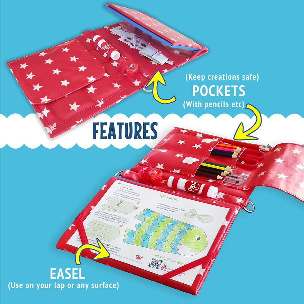 Pipity Activity Cases | Creative Kids' Travel Kits