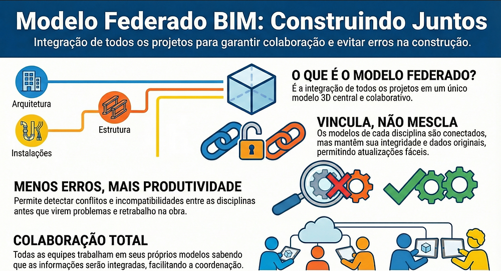 Modelo Federado em BIM: por que ele muda o jogo nos projetos