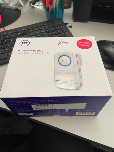 BT Wi-Fi Extender 1200 with 11ac 1200 Dual-Band Wi-Fi, White | Niyo ...