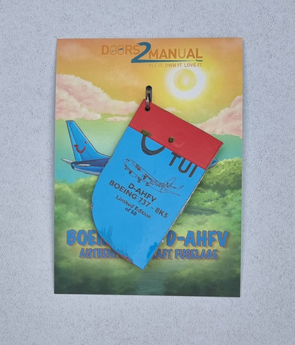 TUI D-AHFV 737 Lettering Fuselage Skin Tag | Doors2Manual