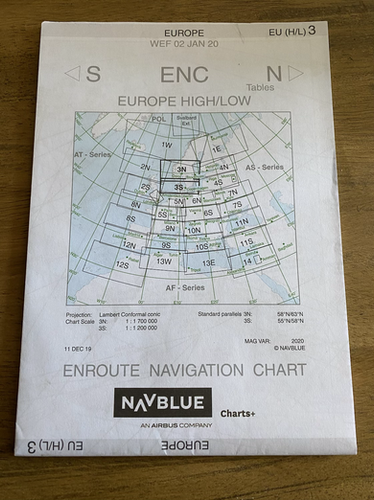 NavBlue Enroute Navigation Chart fold out | Doors2Manual