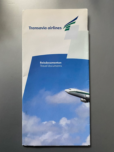 Transavia ticket wallet | Doors2Manual