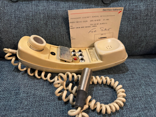 British Airways 747-200 G-GLYN cabin interphone | Doors2Manual