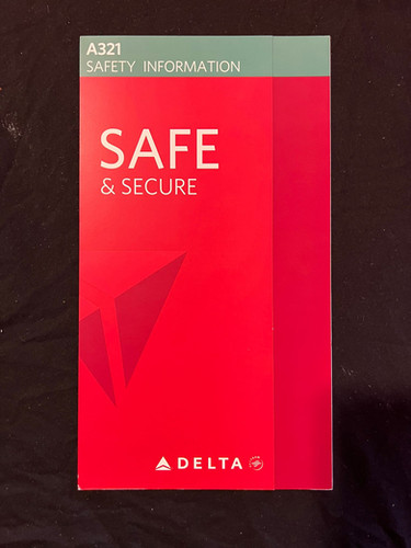 Delta Airlines A321 safety card | Doors2Manual