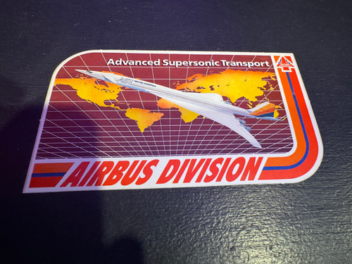 Airbus division Concorde sticker | Doors2Manual