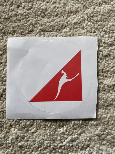 Qantas sticker | Doors2Manual