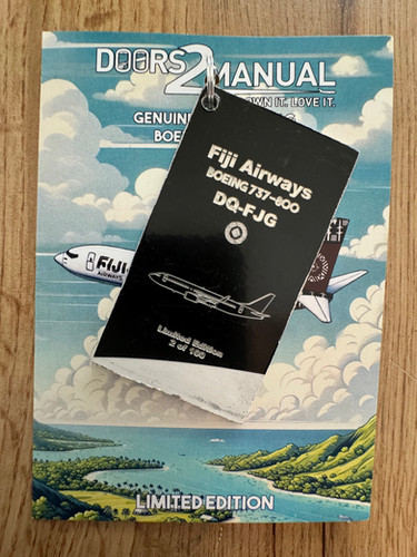 Fiji Airways 737-800 DQ-FJG fuselage lettering skin tag | Doors2Manual