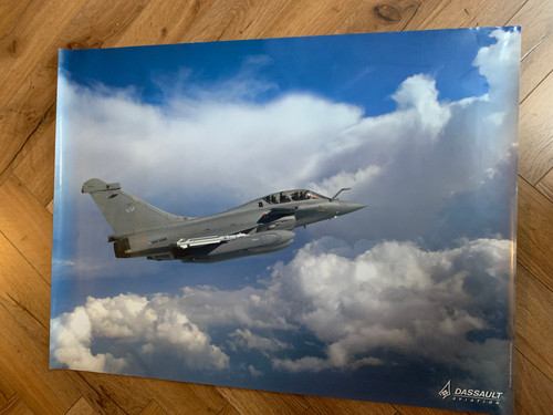 Dassault aviation military jet poster 60x80cm | Doors2Manual
