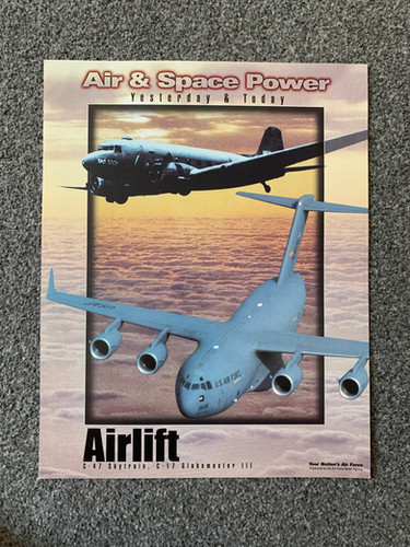 Air & Space Power airlift poster | Doors2Manual