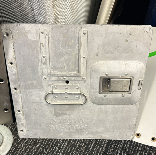 Virgin Atlantic Retro Atlas Box Door | Doors2Manual