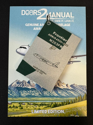 Frontier / Air Berlin A320 N203FR Fuselage Skin Tag | Doors2Manual