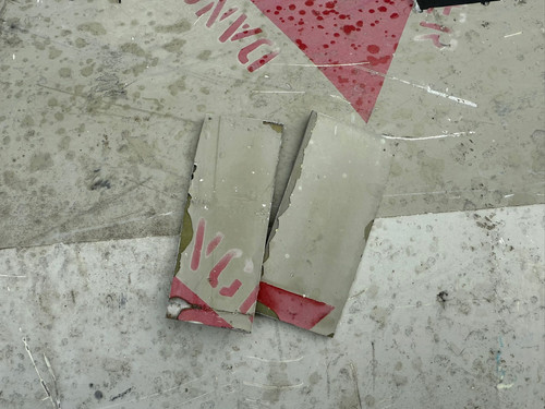 RAF Wyton English Electric Canberra wing tip fuel tank off cut ...