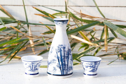 Bamboo Tokkuri Sake Set | Reverse Gem