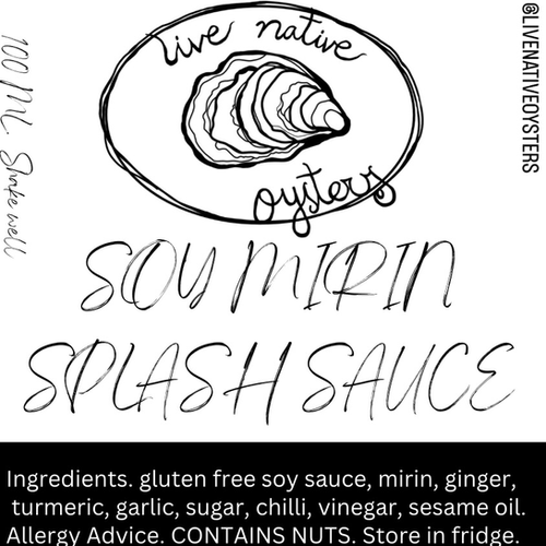 Soy Mirin Splash Sauce | Live Native Oysters