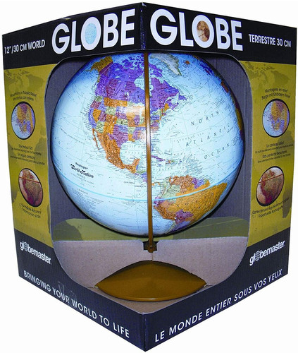 12" EXPLORER WORLD GLOBES IN DISPLAY CARTONS | Next Chapter Ltd.